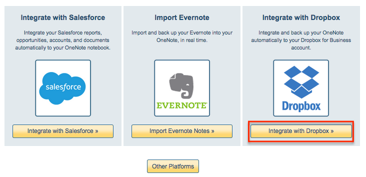 How to integrate OneNote with Dropbox – cloudHQ Support