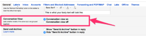 How to turn the Gmail thread conversation view ON or OFF? – cloudHQ Support